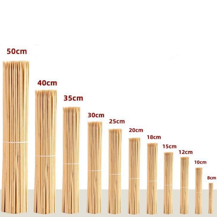 KingNote Versatile Natural Bamboo Sticks | 8-50cm Length, 2.0-5.0mm ...
