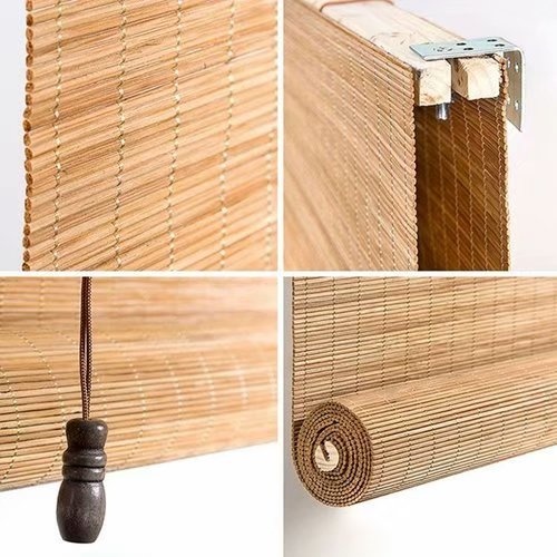 Elegant Bamboo Blinds Curtain - Customized, Easy Installation, Eco ...