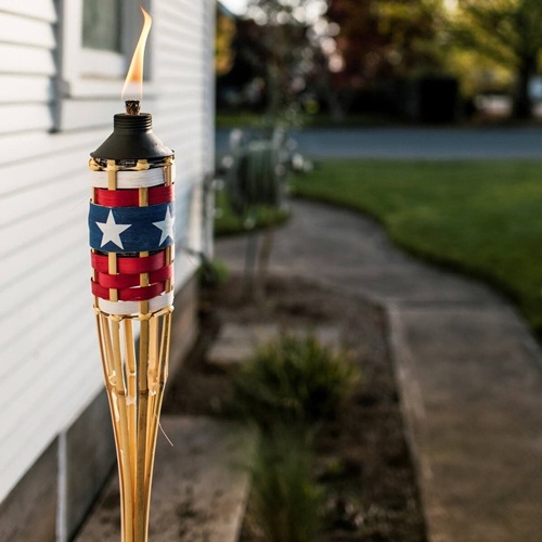 Bamboo Torch - Natural Flame Illumination for Your Outdoor Space