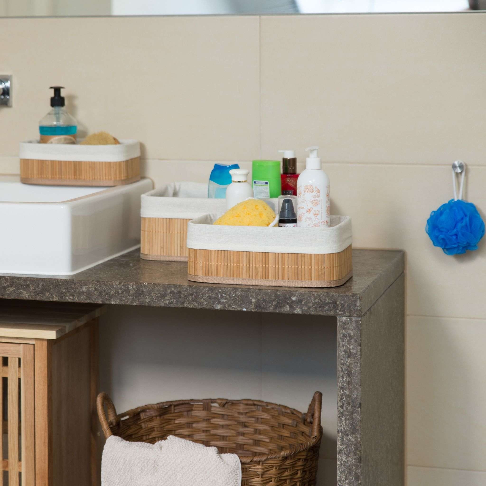 😊🌿 Discover the Bamboo Storage Containers Set 🌿😊