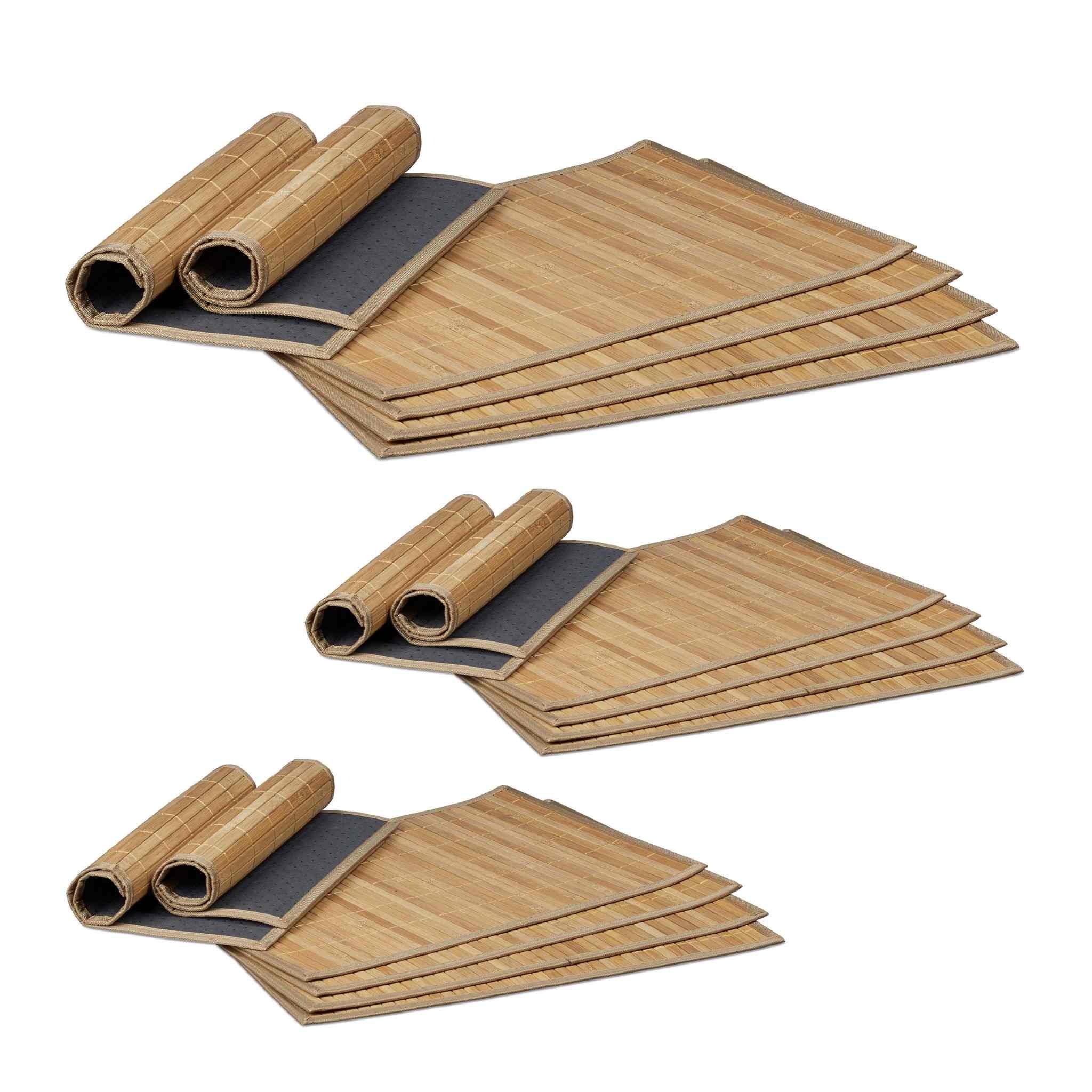 🌿🍽️ Explore the Elegance of Bamboo Table Mats 🍽️🌿