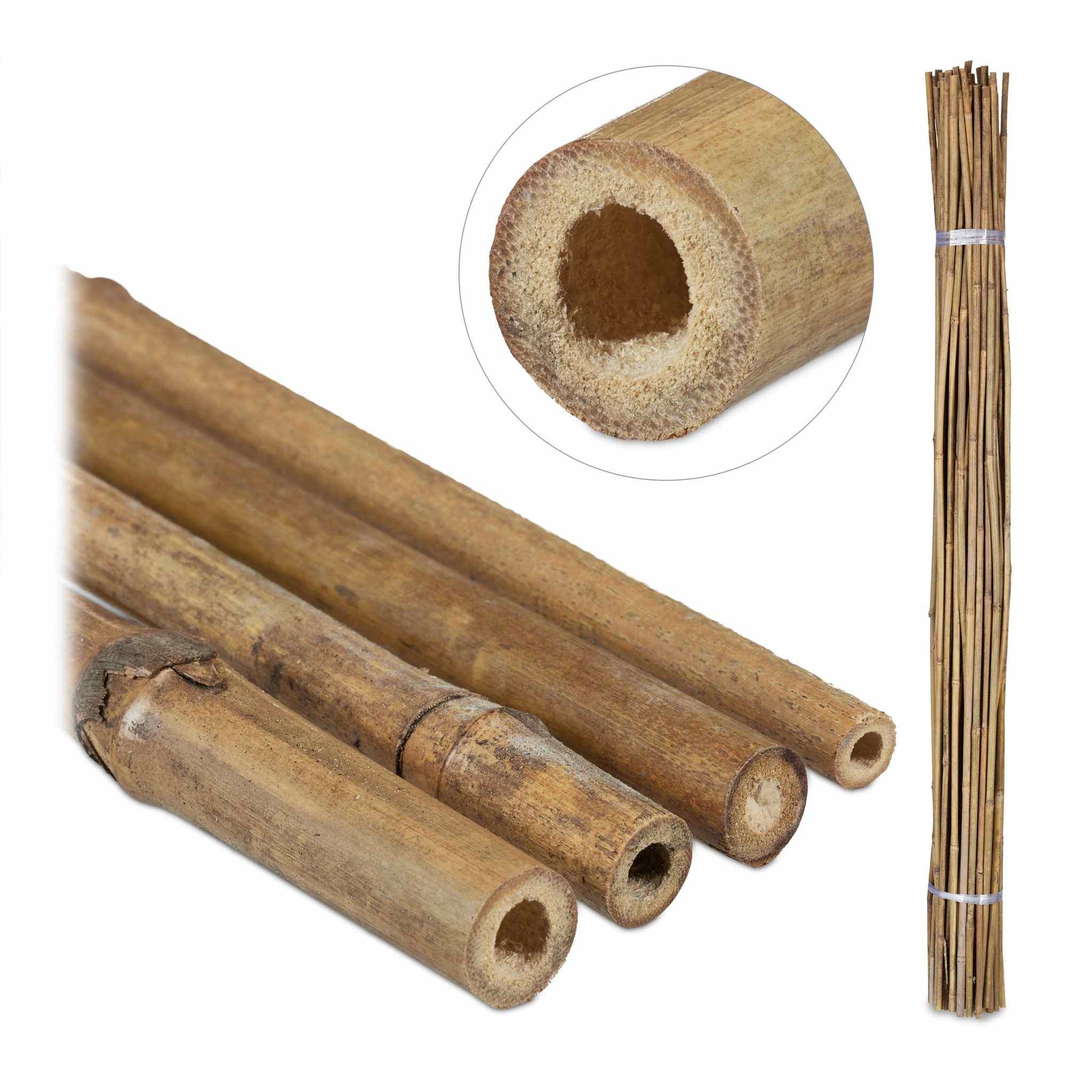 🌿🌼 Elevate Your Garden's Greenery with Natural Bamboo Plant Supports ...