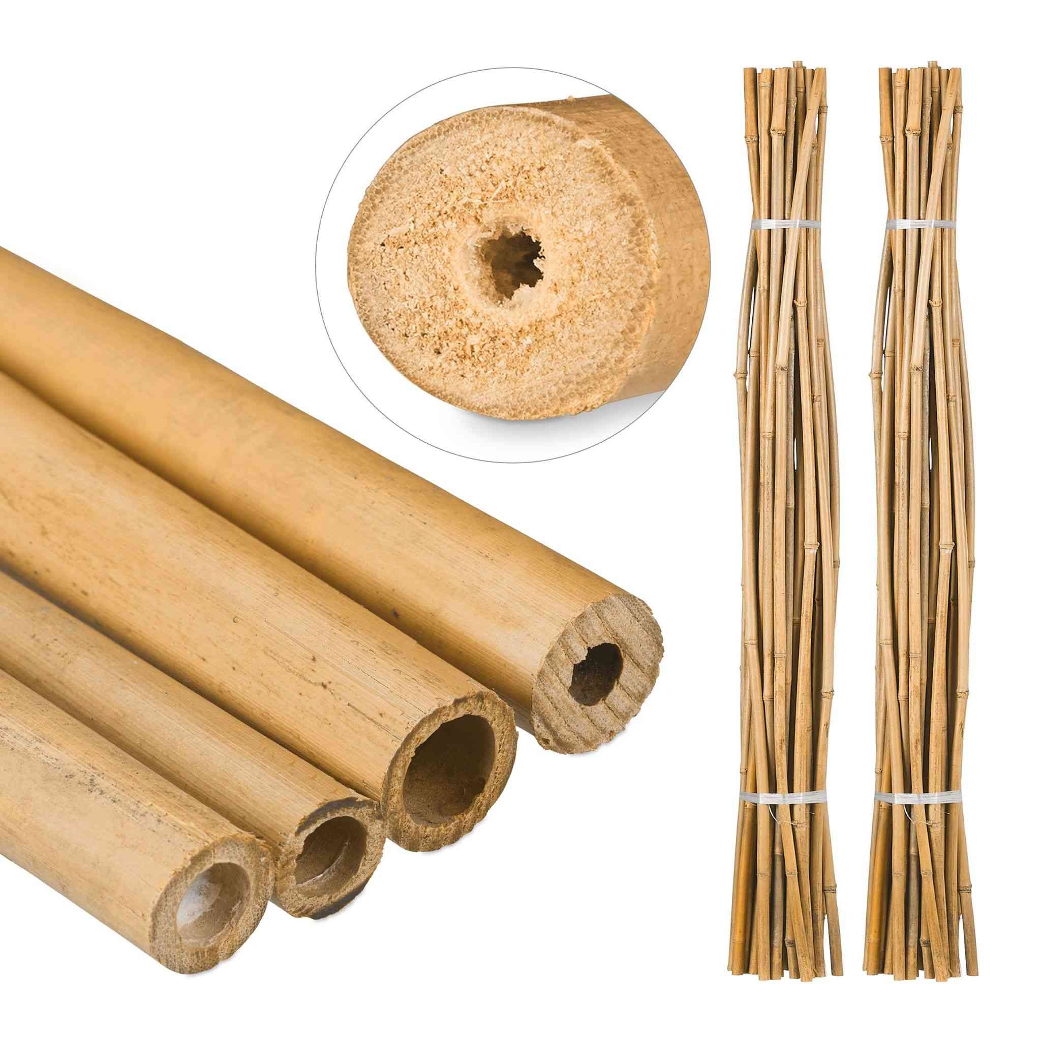 Elevate Your Gardening Game with Natural Bamboo Plant Canes – Durable ...